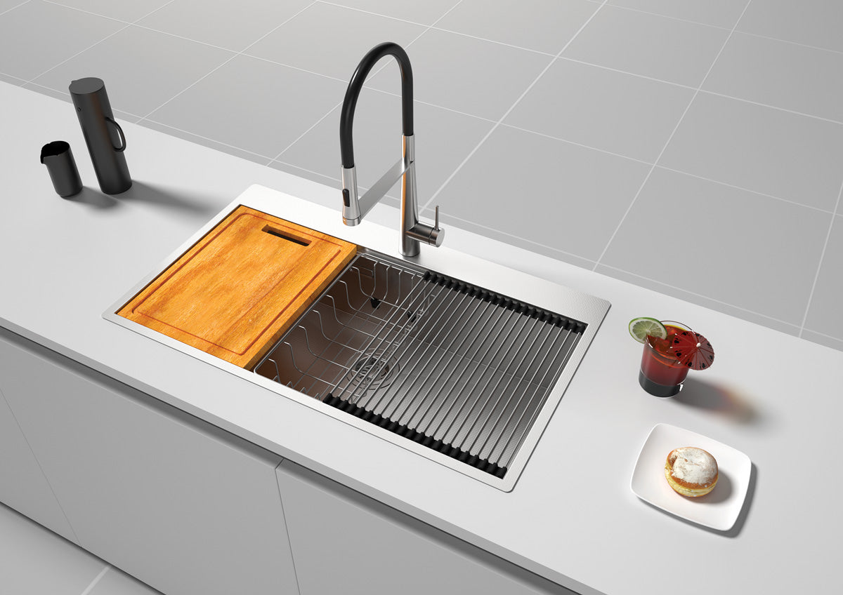 Chậu bếp inox workstation Lux-S R0 - HäfeleHome