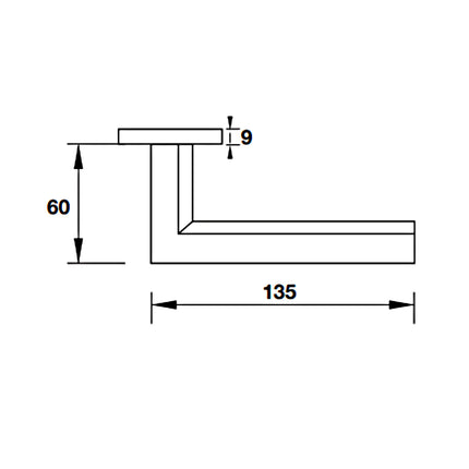 Tay nắm gạt có nắp che Hafele 903.99.033 - HäfeleHome